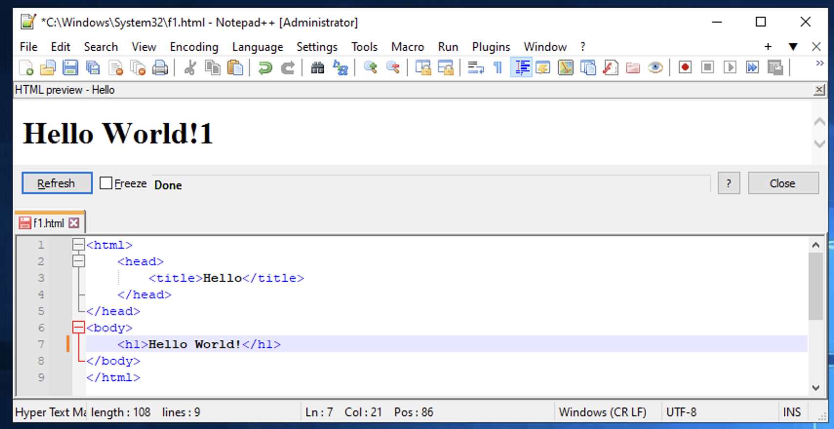 How To Preview HTML CSS JavaScript In Notepad Code2care